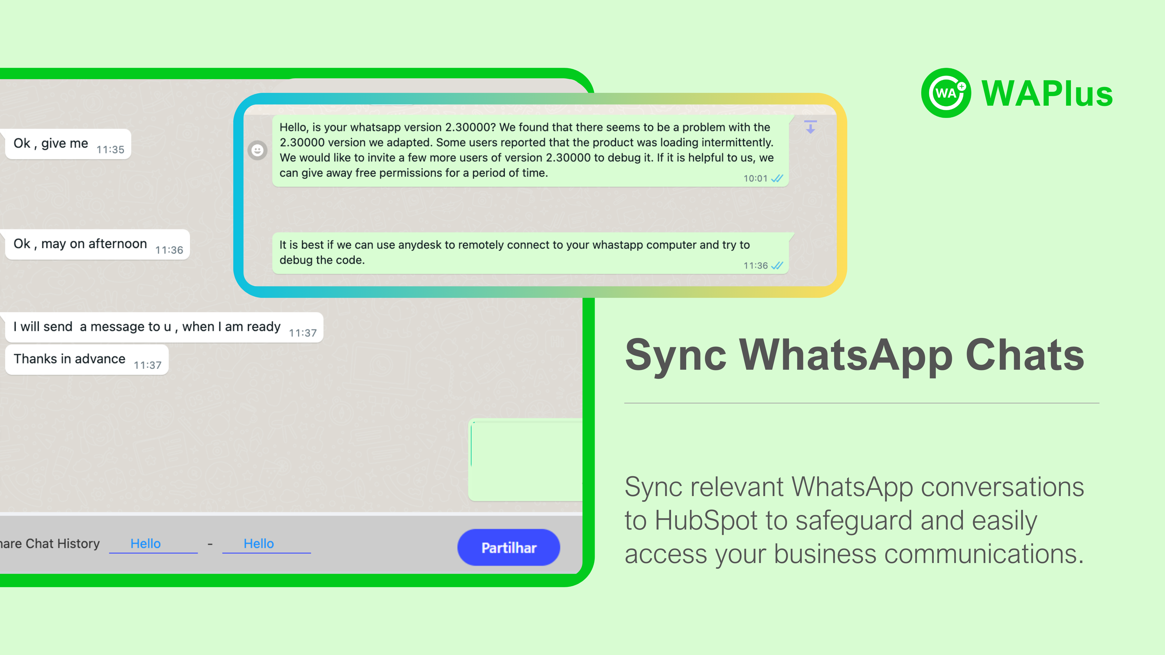 WAPlus: WhatsApp Integration - App for HubSpot